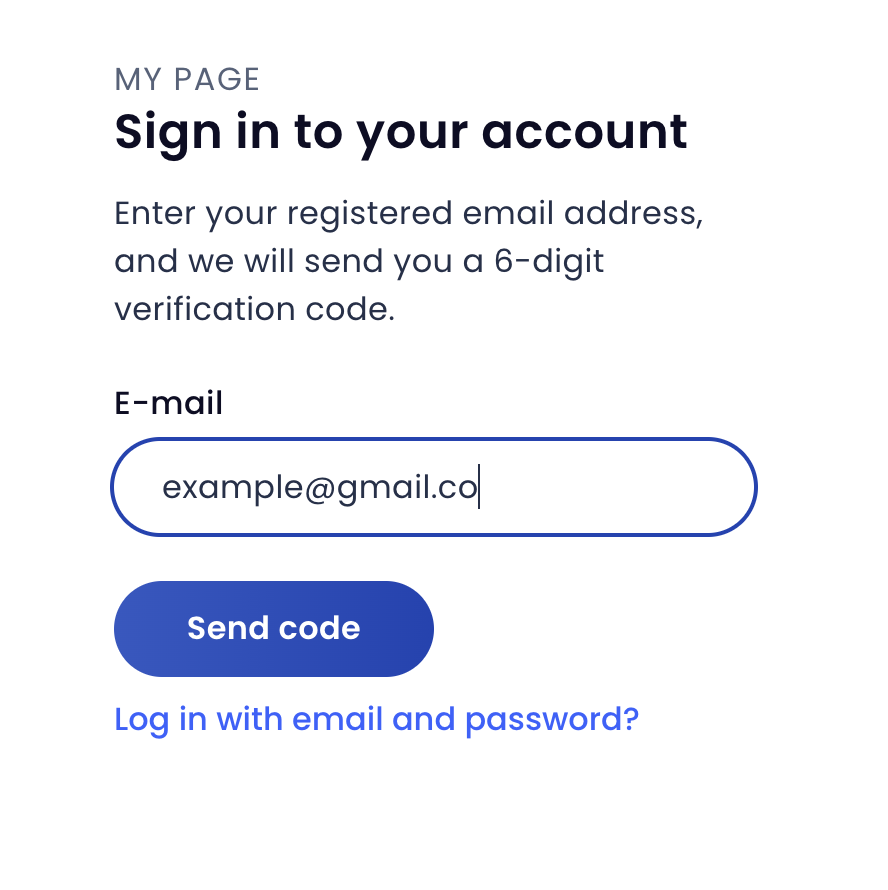 How to login to MyPage and Otovo Help Center
